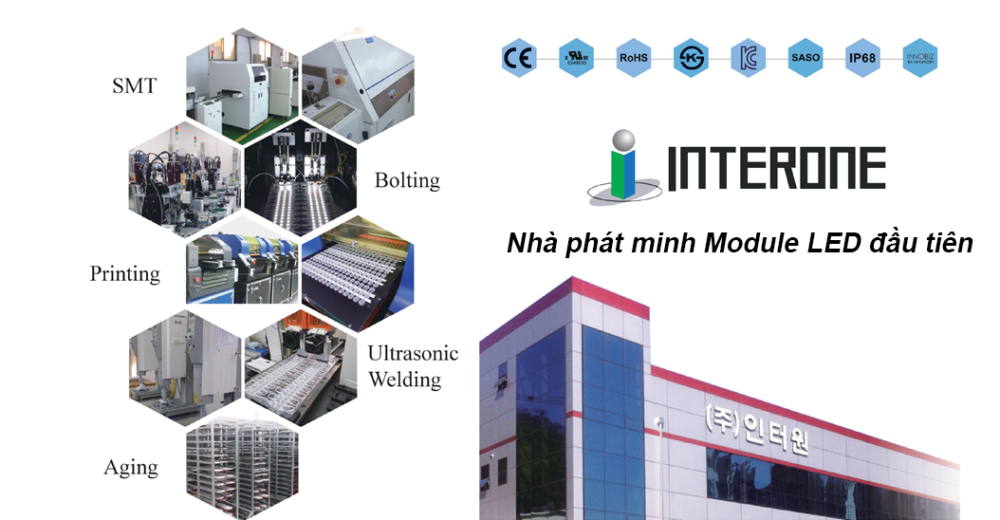 INTERONE - MODULE LED NỘI ĐỊA HÀN QUỐC CHÍNH HÃNG - LED Nội Địa Hàn Quốc